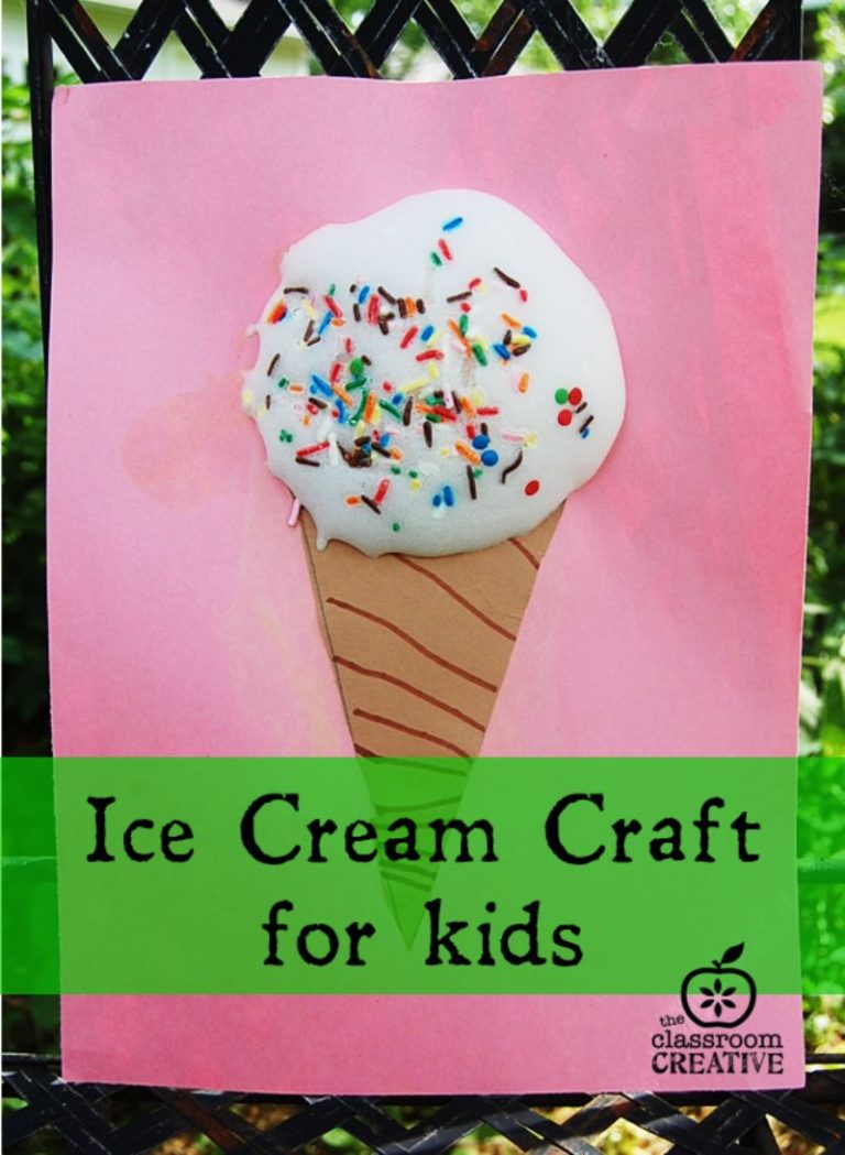 19 Ice Cream Crafts for Kids of All Ages - Cool Kids Crafts