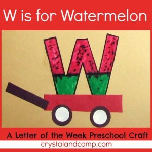 22 Wonderful Letter “W” Crafts Kids Can Do at Home - Cool Kids Crafts