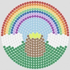 30 Easy Circle Perler Bead Patterns That Kids Will Enjoy - Cool Kids Crafts