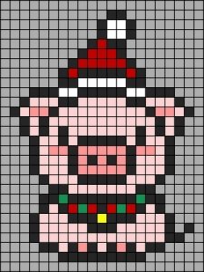21 Beginner Friendly Pig Perler Beads Patterns - Cool Kids Crafts