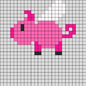21 Beginner Friendly Pig Perler Beads Patterns - Cool Kids Crafts