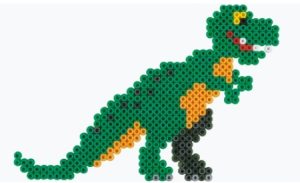29 Friendly Dinosaur Perler Bead Patterns - Cool Kids Crafts