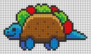 29 Friendly Dinosaur Perler Bead Patterns - Cool Kids Crafts