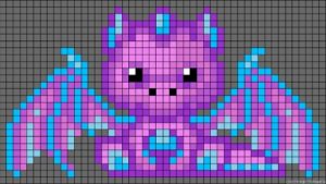 24 Legendary Dragon Perler Beads Designs - Cool Kids Crafts