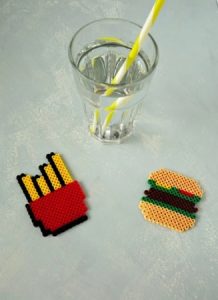 34 Food Perler Bead Patterns You'll Love - Cool Kids Crafts