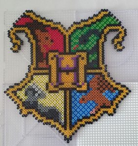 Gryffindor Crest Perler Bead Easy Gryffindor Perler Simple - Campbell ...