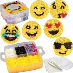 37 Expressive Emoji Perler Bead Patterns - Cool Kids Crafts