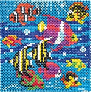 24 Creative and Colorful Perler Bead Fish Patterns - Cool Kids Crafts