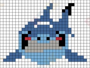 26 Not-So-Terrifying Perler Bead Shark Patterns - Cool Kids Crafts