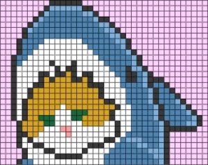 26 Not-So-Terrifying Perler Bead Shark Patterns - Cool Kids Crafts