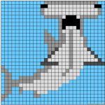 26 Not-So-Terrifying Perler Bead Shark Patterns - Cool Kids Crafts