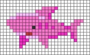 26 Not-So-Terrifying Perler Bead Shark Patterns - Cool Kids Crafts