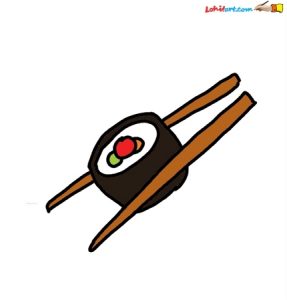 22 Simple Ideas on How to Draw Sushi - Cool Kids Crafts