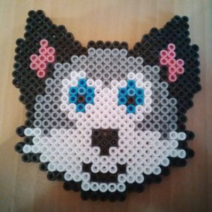 26 of the Mightiest Wolf Perler Bead Patterns - Cool Kids Crafts