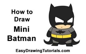 22 Easy Batman Drawings for Aspiring Sidekicks - Cool Kids Crafts