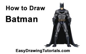 22 Easy Batman Drawings for Aspiring Sidekicks - Cool Kids Crafts
