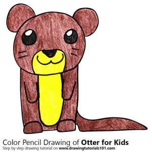 20 Otterly Cute and Easy Otter Drawings - Cool Kids Crafts