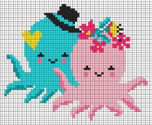 21 Adventurous Octopus Perler Bead Patterns - Cool Kids Crafts