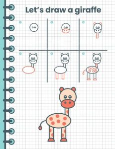 21 Easy Drawings of Giraffes for Kids - Cool Kids Crafts