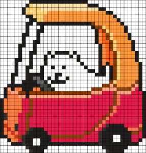 20 Fun Car Perler Bead Patterns - Cool Kids Crafts