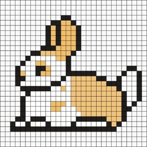 21 Cute and Fluffy Bunny Perler Beads - Cool Kids Crafts