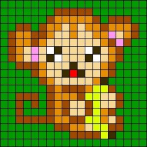 19 Ingenious Monkey Perler Beads - Cool Kids Crafts