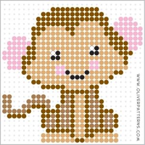 19 Ingenious Monkey Perler Beads - Cool Kids Crafts