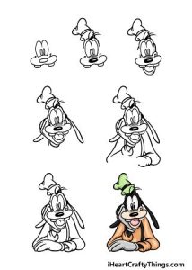22 Fun Drawings of Goofy for Everyone - Cool Kids Crafts