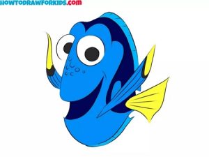 22 Easy Finding Nemo Character Drawings - Cool Kids Crafts