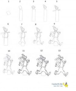 22 Fun Drawings of Goofy for Everyone - Cool Kids Crafts