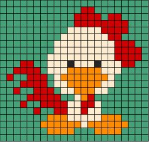 20 Cute Chicken Perler Beads to Craft - Cool Kids Crafts
