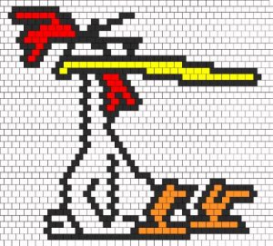 20 Cute Chicken Perler Beads to Craft - Cool Kids Crafts