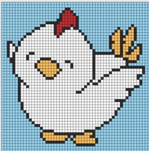 20 Cute Chicken Perler Beads to Craft - Cool Kids Crafts