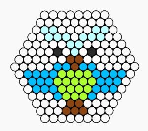 23 Creative Hexagon Perler Bead Patterns - Cool Kids Crafts