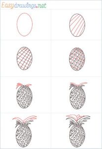 18 Fruity and Juicy Pineapple Drawings - Cool Kids Crafts