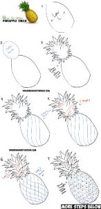 18 Fruity and Juicy Pineapple Drawings - Cool Kids Crafts