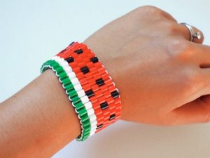 20 Succulent Watermelon Perler Beads - Cool Kids Crafts