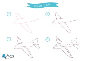 21 Easy Airplane Drawings for Little Explorers - Cool Kids Crafts