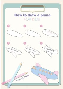 21 Easy Airplane Drawings for Little Explorers - Cool Kids Crafts
