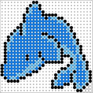 21 Acrobatic Dolphin Perler Beads - Cool Kids Crafts