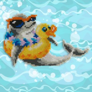 21 Acrobatic Dolphin Perler Beads - Cool Kids Crafts