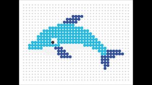 21 Acrobatic Dolphin Perler Beads - Cool Kids Crafts