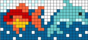 21 Acrobatic Dolphin Perler Beads - Cool Kids Crafts