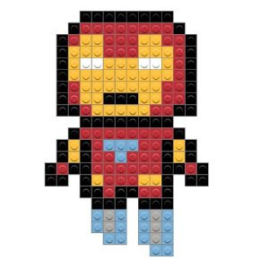 25 Invincible Iron Man Perler Beads - Cool Kids Crafts