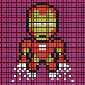 25 Invincible Iron Man Perler Beads - Cool Kids Crafts