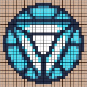 25 Invincible Iron Man Perler Beads - Cool Kids Crafts