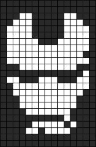 25 Invincible Iron Man Perler Beads - Cool Kids Crafts