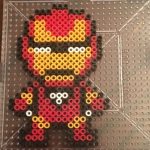 25 Invincible Iron Man Perler Beads - Cool Kids Crafts