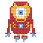 25 Invincible Iron Man Perler Beads - Cool Kids Crafts