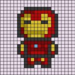25 Invincible Iron Man Perler Beads - Cool Kids Crafts